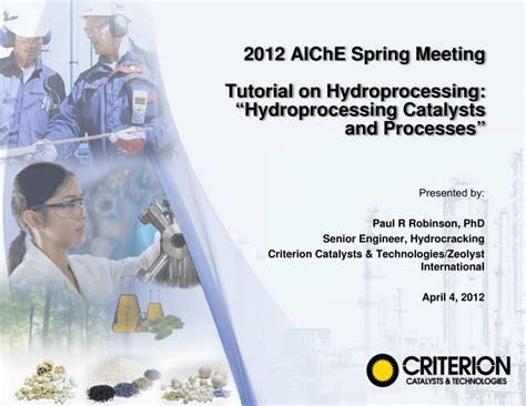 Pdf Tutorial On Hydroprocessing Hydroprocessing Catalysts And Processes