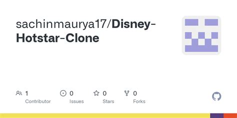 Github Sachinmaurya17disney Hotstar Clone