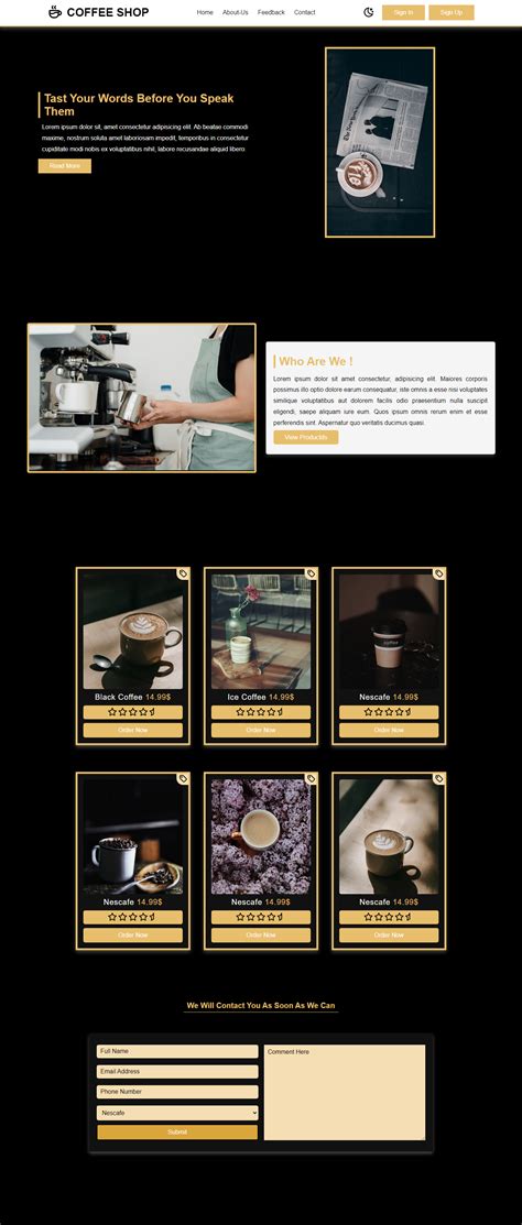 GitHub Khalideveloper Simpe Coffee Shop