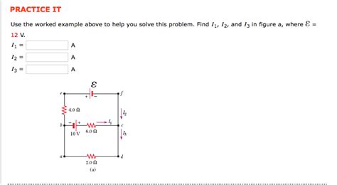 Solved EXAMPLE Another Application Of Kirchhoff S Rules Chegg