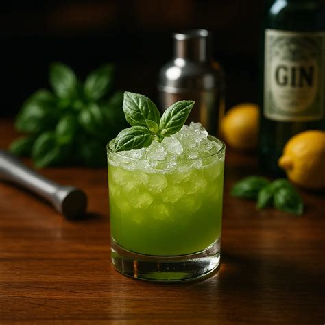 Gin Basil Smash Cocktail Recipe Signature Taste