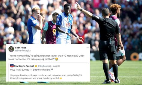 Football Fans Accuse Sky Sports Of Woke Nonsense After Posts Referring To Team With A Sent Off