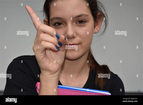 Girl Babe Counting Stock Photo Alamy