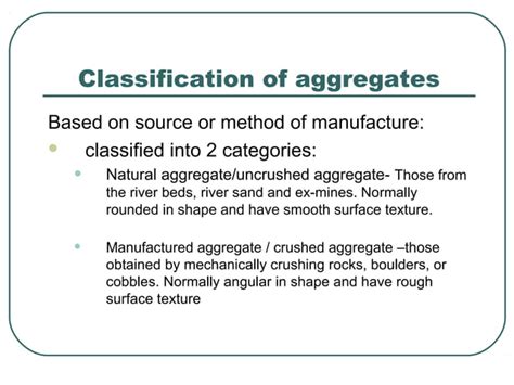 Aggregates PPT
