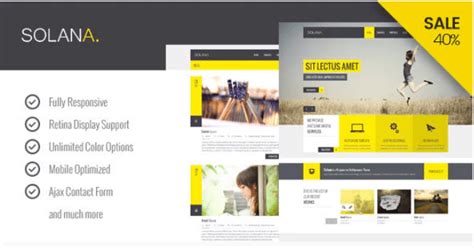 Solana Responsive Html5 Template Biggest Collection Of Gpl Themes Plugins Templates