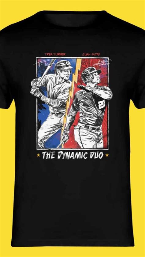 juan soto champion 2022 trea turner juan soto dynamic duo t shirt