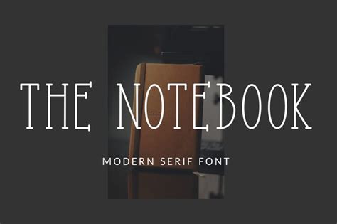 The Notebook Font Fonts U Com