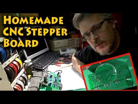 Building A Homemade CNC Stepper Motor Controller Board YouTube