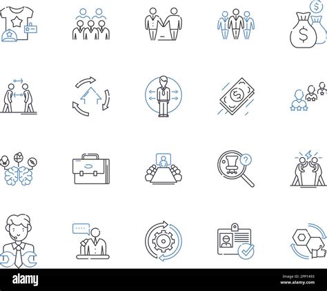 Iterative Process Line Icons Collection Evolutionary Feedback Incremental Continuous Trial