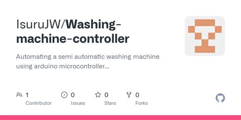 Github Isurujwwashing Machine Controller Automating A Semi
