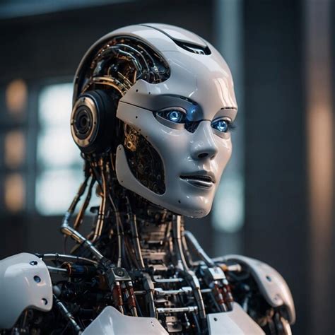 ai robot using cyber security to protect information privacy 3d