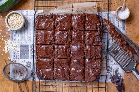 Saftige Zucchini Brownies