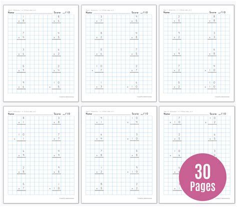 Multiplication Worksheet Practice Sheets With Increasing Difficulty To Multiplication