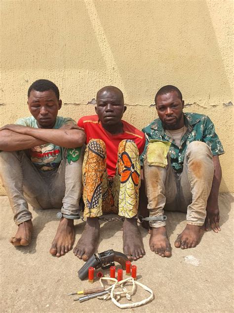Three Arrested For Armed Robbery In Ogun