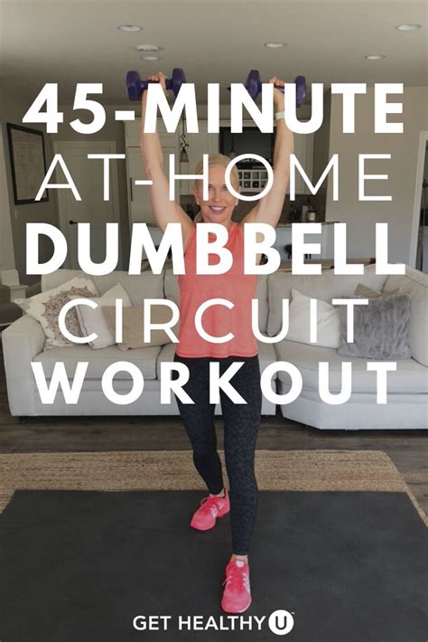 45 Minute Dumbbell Circuit Workout 45 Minute Workout Circuit Workout