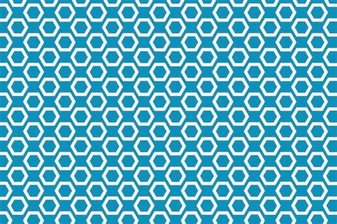 Premium Vector Blue And White Hexagon Structure Pattern Vector Art