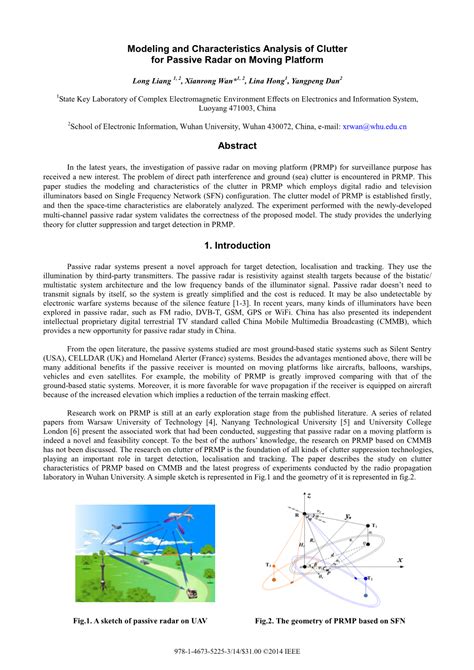 modeling and characteristics analysis of clutter for passive radar on