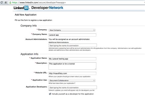 Laravel In Practice Pulling User Data From Linkedin Maks Surguys