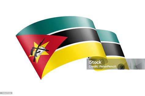 모잠비크 국기 리본 모잠비크 국기 헤더 배너 벡터 스톡 일러스트 3차원 형태에 대한 스톡 벡터 아트 및 기타 이미지 3차원 형태 국기 그림자 Istock
