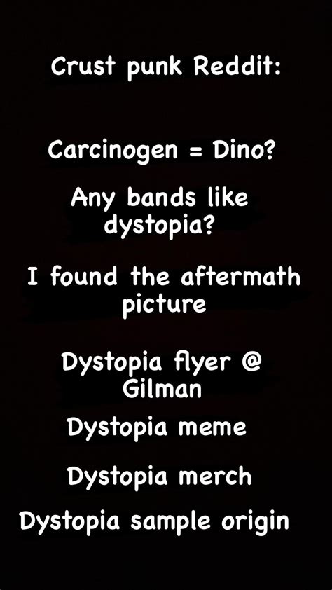 Current Status Of The Reddit R Crustpunk