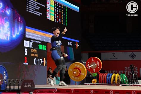 Chen Wen Huei Won Silver Medal At Womens 71 Kg At 2024 Iwf Asian