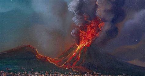 Cronología De La Erupción Del Vesubio La Erupción Del Vesubio En El