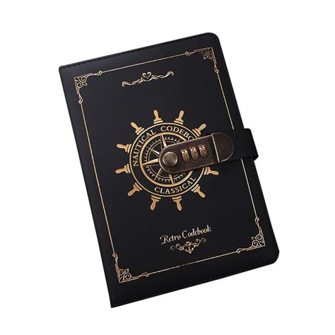 password a5 notebook with lock 240pages writing pa vicedeal