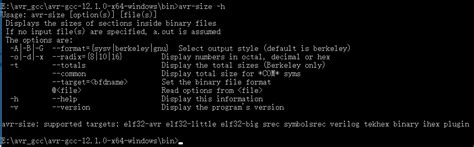 The Avr Sizeexe Is Not Suit For Avr Mcu · Issue 3 · Zakkembleavr Gcc