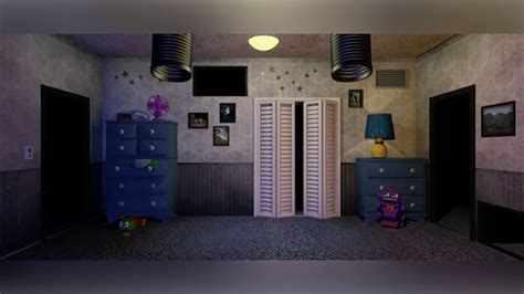 Ucn Fnaf 4 Bedroom Texture Five Nights At Freddys Room Scott Freddy