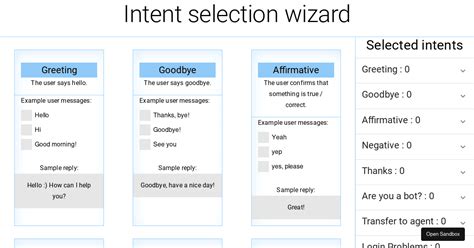 Intents Ai Codesandbox