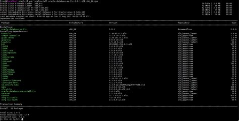 Installing Oracle Database C