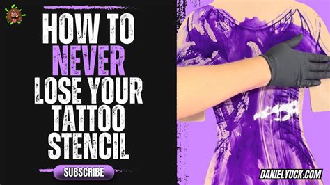 Never Lose Your Tattoo Stencil Again Youtube