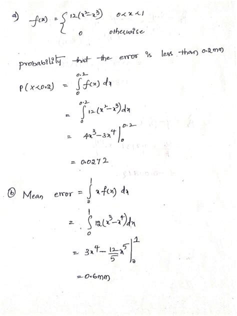 question 3 10 point the error in the length of a part absolute value