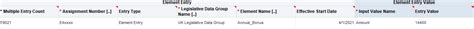 Updating Existing Element Entries Using Hsdl — Cloud Customer Connect