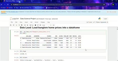 completed a data science project on real estate price prediction