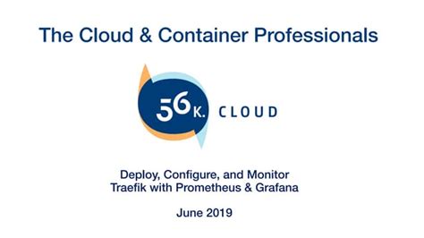 Monitor Traefik With Prometheus Ppt