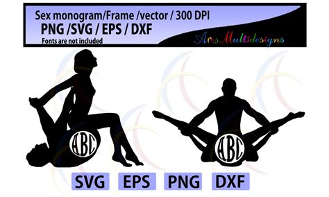 Sex Monogram Frames Svg Cut File Sex Svg Monogram Frames Svg Dxf Files For Cricut Design