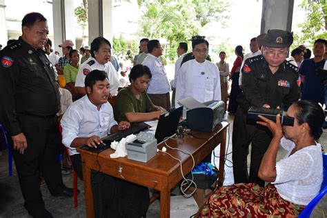 ဥတ္တရသီမြို့နယ်ရှိ ရပ်ကွက် ကျေးရွာများမှ ပြည်သူ ၃၉၅ ဦးအား ဇီဝဆိုင်ရာအချက်အလက်များ ကောက်ယူပ