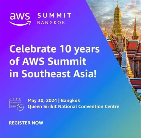 aws user group thailand มีงาน aws summit bangkok เป็นงานที่มี