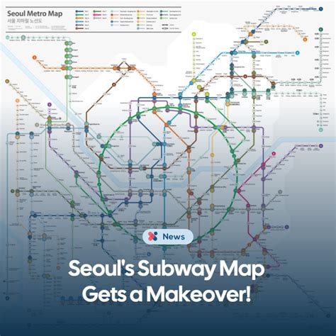 thx korea 🚇 seoul s subway map gets a makeover 🗺️