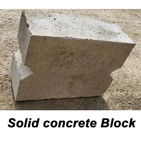 Solid Concrete Block 16x8x4 Inch 16 In X 8 In X 4 In At ₹ 35 Piece In Udaipur