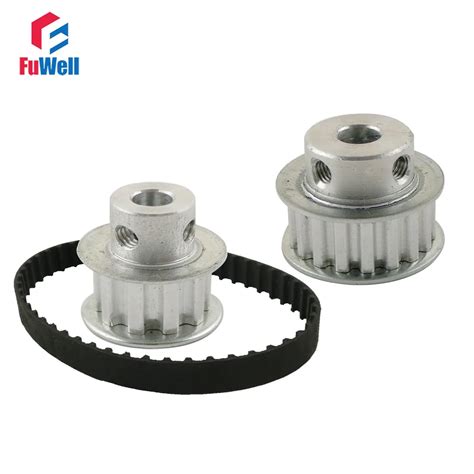 타이밍 벨트 풀리 Xl 감속 1221 10t 20t 샤프트 중심 거리 160mm 벨트 기어 키트 비율 타이밍 벨트 풀리 세트timing Belt Pulley