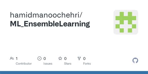 Github Hamidmanoochehri Ml Ensemblelearning