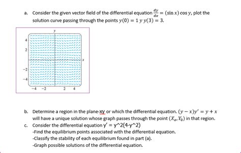 solved a consider the given vector field of the