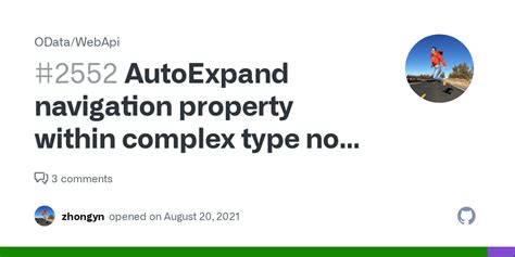 autoexpand navigation property within complex type not working · issue