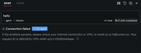 It Keeps Showing Connection Failed Discussions Cursor Community Forum