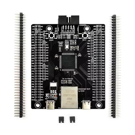 Carte DÉvaluation Ch32v307 Mcu Risc V Intégré Wch Link Ch32v307vct6