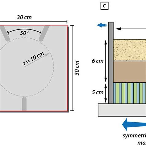 Analog Modeling Setup A Top View Of The Experimental Apparatus With