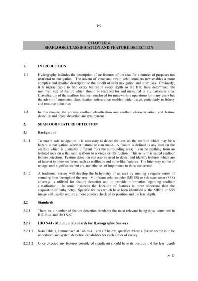 Chapter 4 Seafloor Classification And Feature Detection Fig
