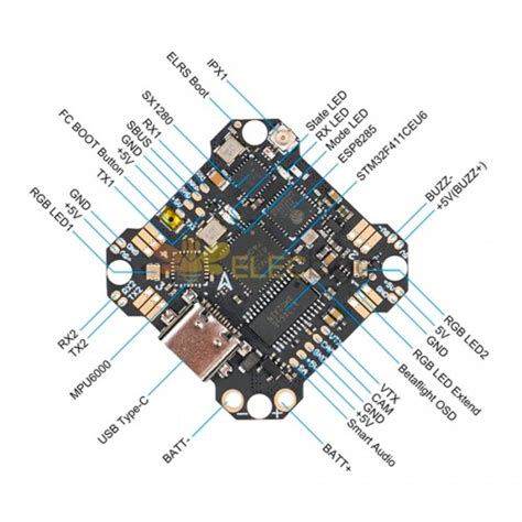 Betafpv F4 1s 12a Aio Brushless Flight Controller Elrs 24g V10